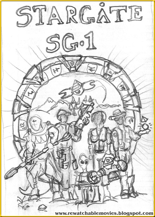 My Graphic Warehouse: Stargate SG-1 TV Series sketch posters