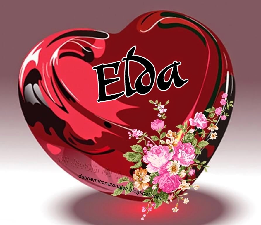 ASu: Nombres en corazon rojo letra E