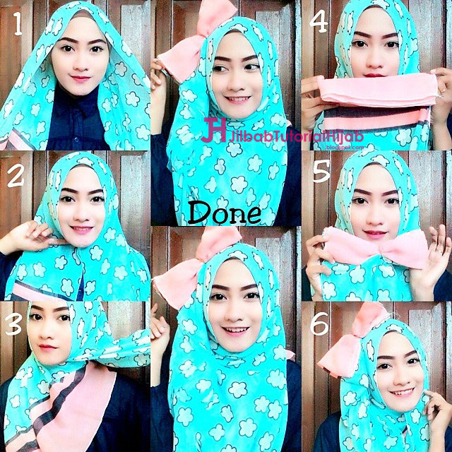 INFO UPDATE: Tutorial Cara Memakai Hijab Modern yang Unik dan Cantik