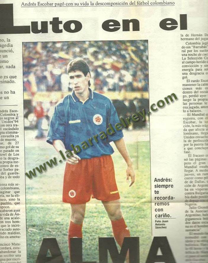 Andres Escobar Funeral