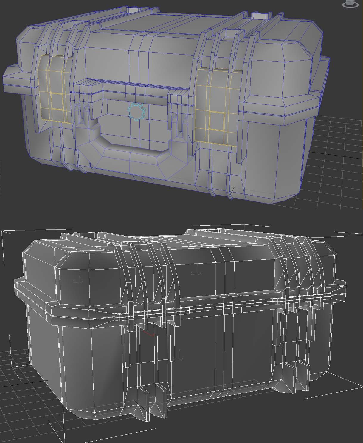 Richard Oei 3D modeling portfolio: PELICAN BOX (WIP)