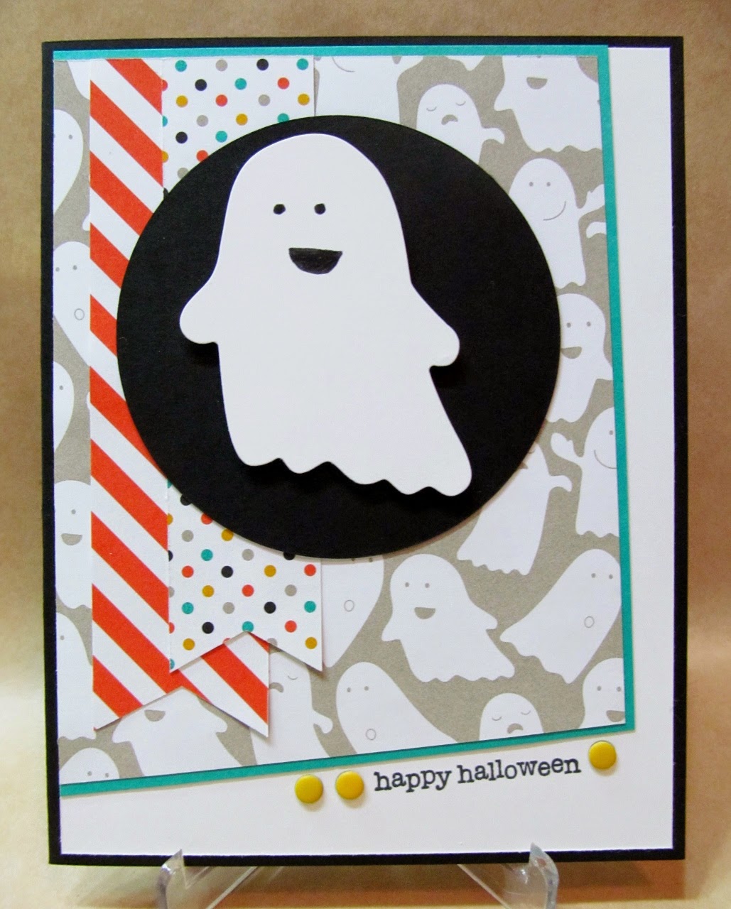 Savvy Handmade Cards: Halloween Ghost Card for The Paper Players