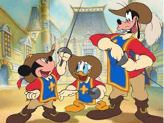 Blog de los niños: Los Tres Mosqueteros: Mickey, Donald y Goofy