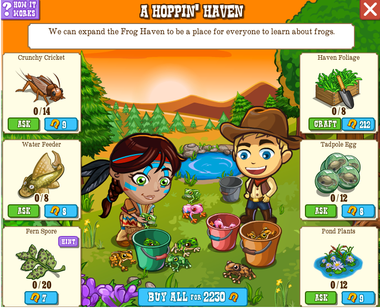 Frontierville Italia: FROG INVASION l'evento, il Frog Haven e la nuova collezione