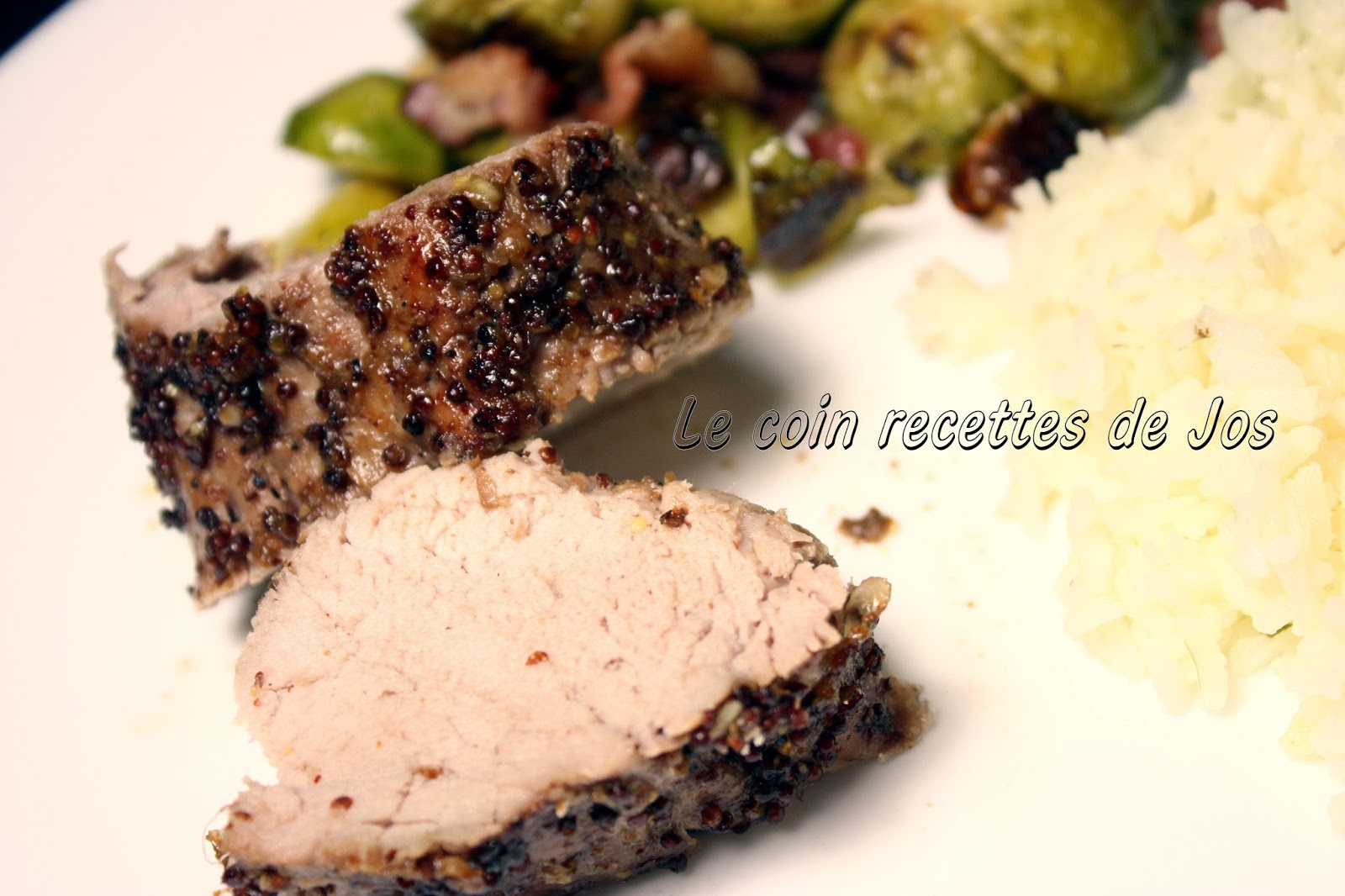 Le coin recettes de Jos: FILETS DE PORC AU MIEL ET AU VINAIGRE BALSAMIQUE