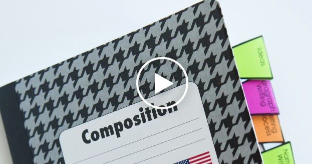 WORKING BEES BLOG: HOW TO MAKE THE INTERACTIVE PAGES IN A WRITING NOTEBOOK