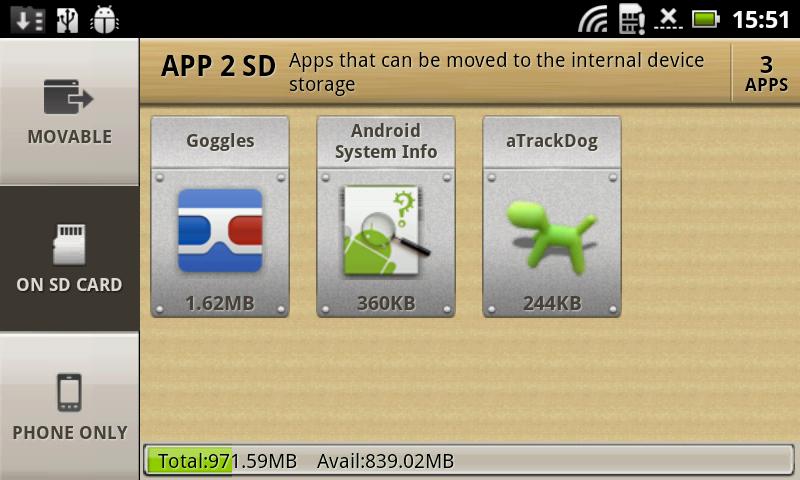 أندرويد Dz: تحميل برنامج App 2 SD Pro