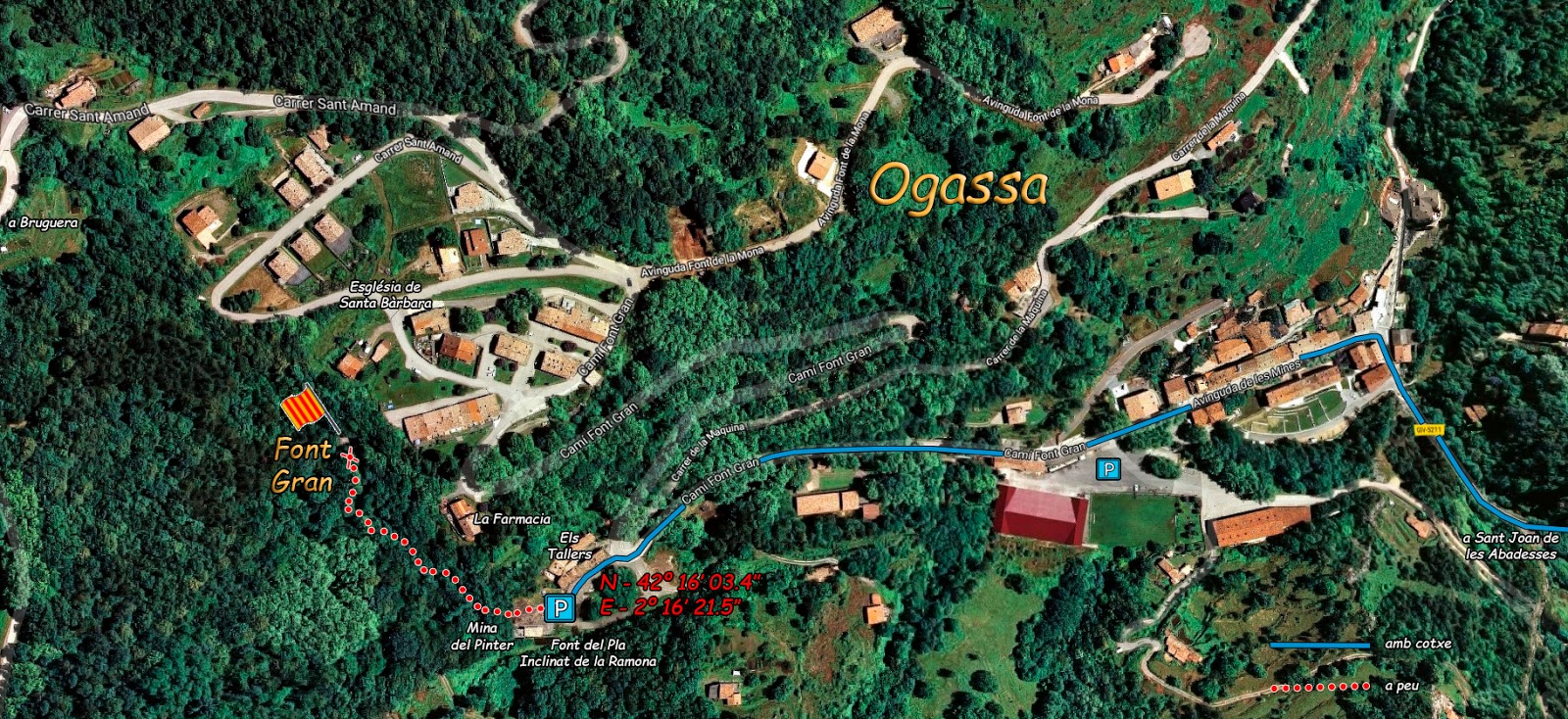 Racons de Catalunya: Font Gran (Ogassa)