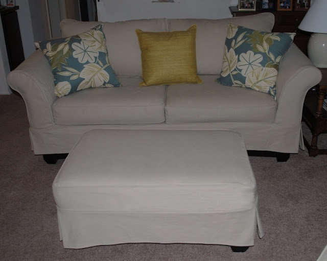 Cozy Cottage Slipcovers: Beautiful Brushed Canvas