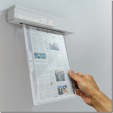 IN - Electronic Newspaper in the Future | Future Technology In Here