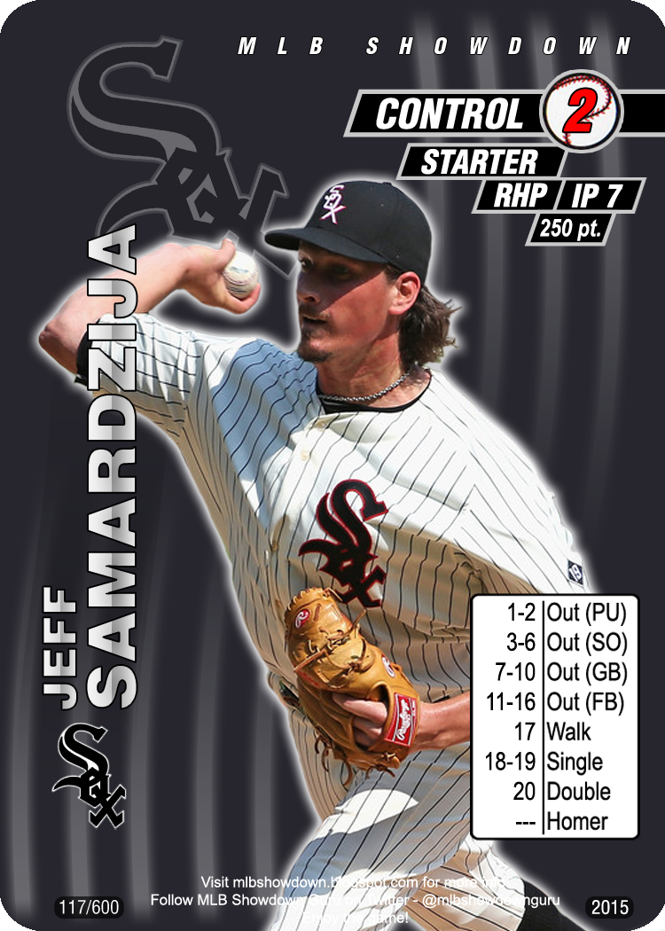 MLB Showdown Cards: MLB Showdown 2015: Starting Pitcher 250-440