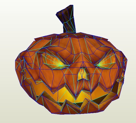 Halloween Pumpkin Papercraft Papercraft Paradise PaperCrafts halloween-pumpkin-papercraft-papercraft-paradise-papercrafts
