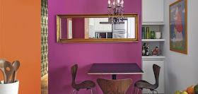Jeito de Casa - Blog de Decoração e Arquitetura: Decoração com parede roxa!