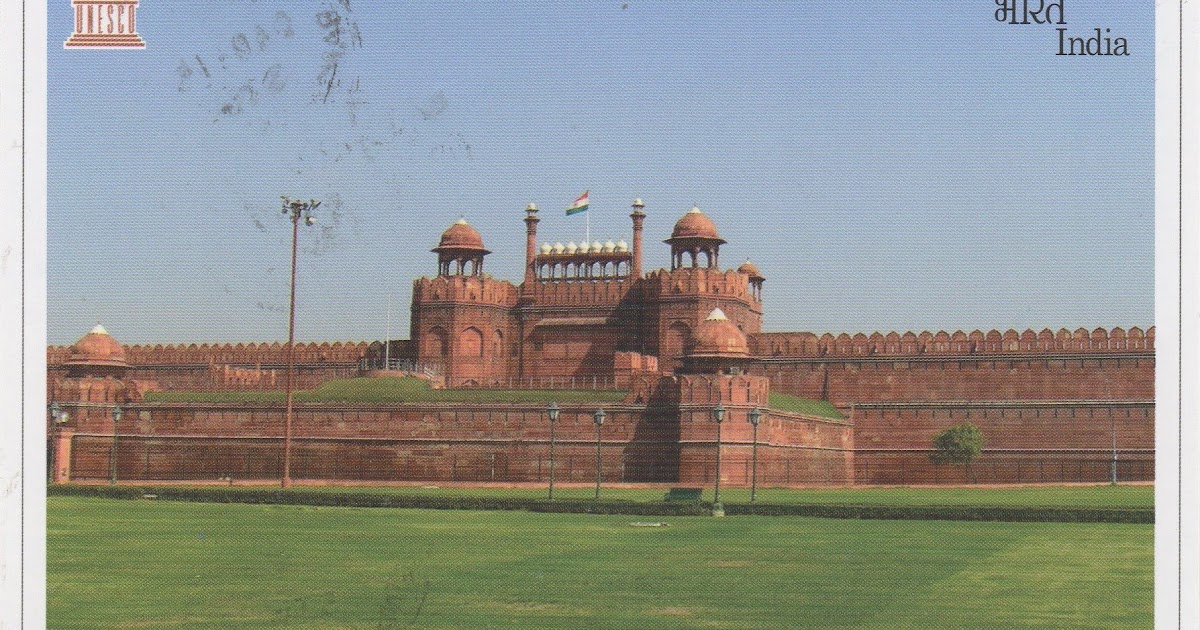 UNESCO postcards collection by dannyozzy: Red Fort Complex