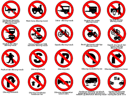 fitriyani payapo: RAMBU RAMBU LALU LINTAS