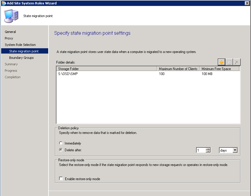 User State Migration Tool (USMT) during OSD Task Sequence SCCM 2012 SP1