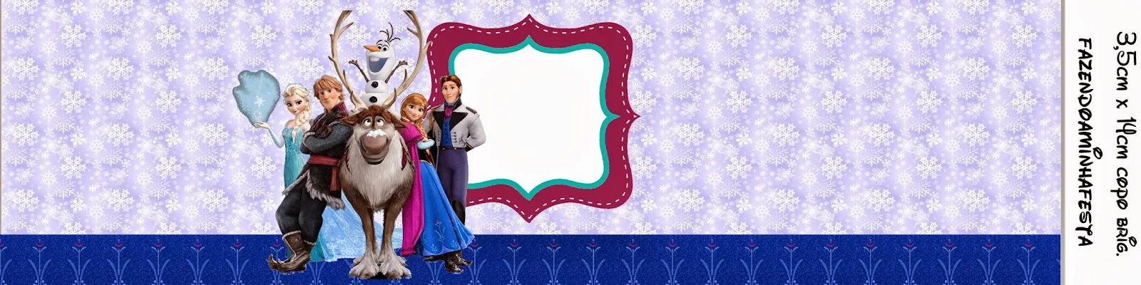 Cute Frozen Party: Free Printable Candy Bar Labels. - Oh My Fiesta! in ...