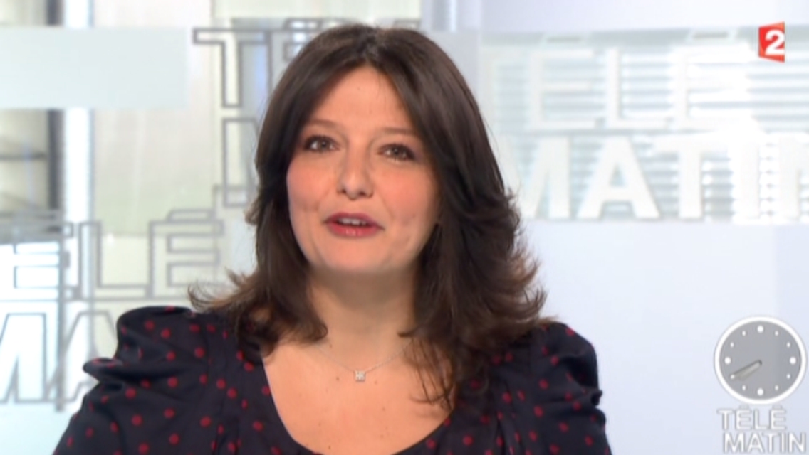 vuesalatele: 2013 01 14 - CARINNE TEYSSANDIER - FRANCE 2 - TELEMATIN @07H40