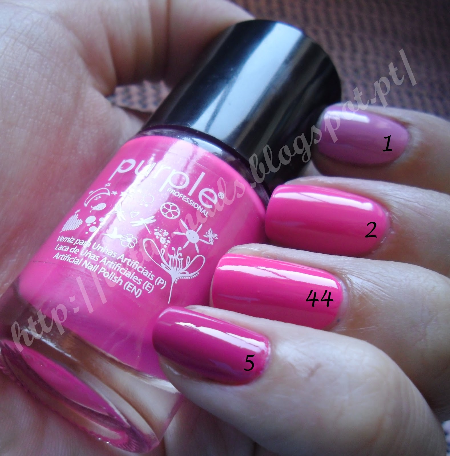 Betty Nails: Ombre Nails - Pinks From Purple Pro [44 Review]