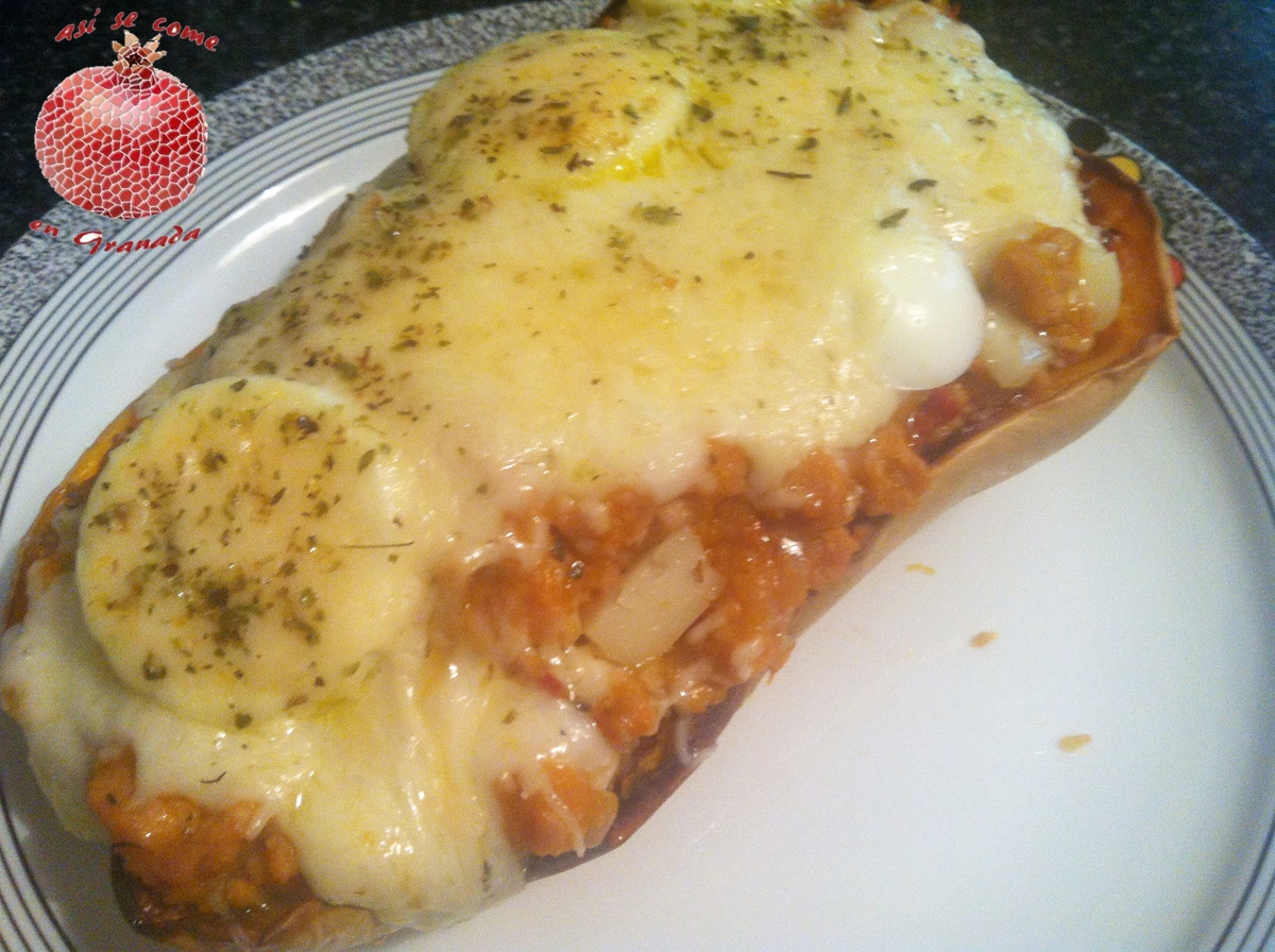 Así se come en Granada.: Calabaza rellena