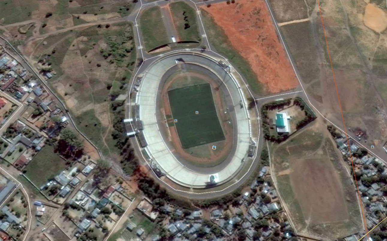 Estádio Salazar na Machava e a sua inauguração em 1968