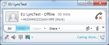 Ken's Unified Communications Blog: Viewing Extensions in the Lync Client