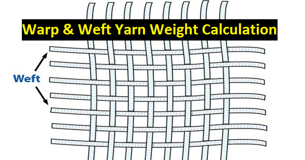 How to Calculate Warp and Weft Weight in Textile Industry? - Ahli ...