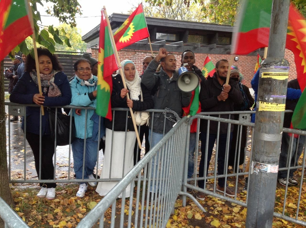 Finfinne Post Oromo Community In Norway Protest Against Ethiopian