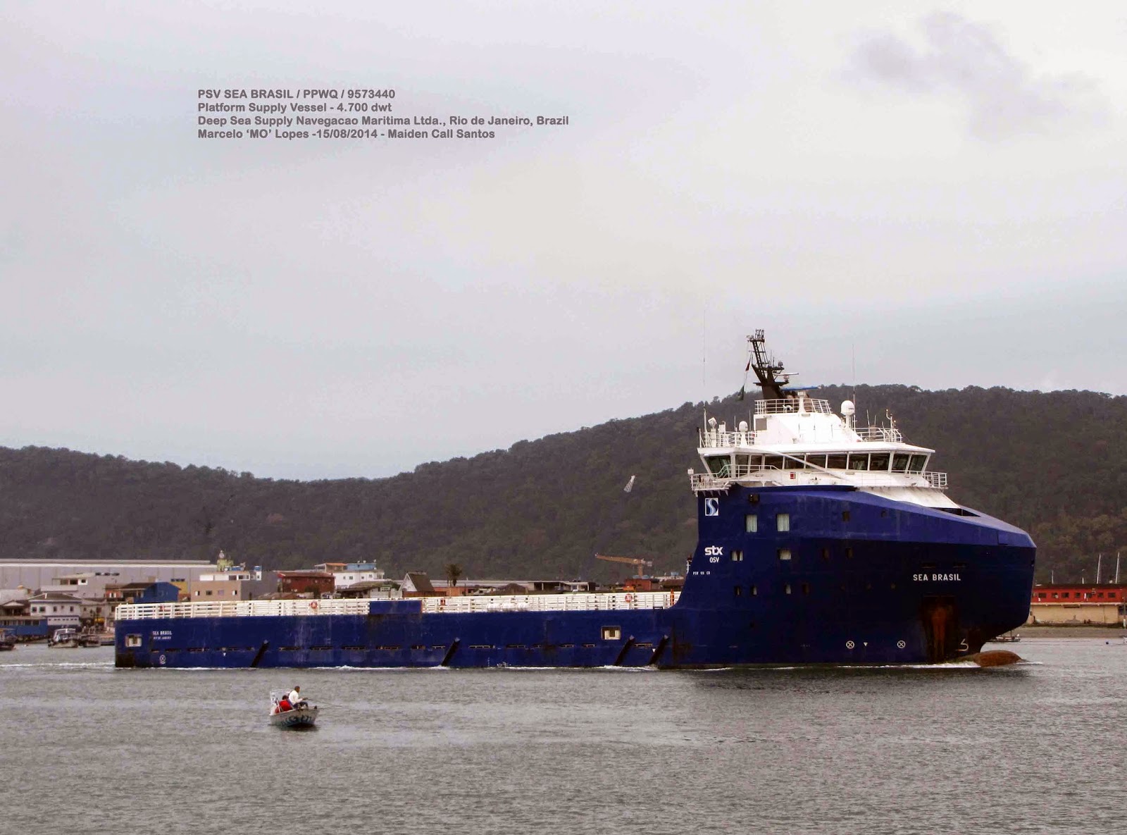 Santos Shiplovers: PSV Sea Brasil / PPWQ - Suspendendo do Saipem em sua ...