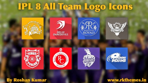 IPL 8 all team logos Png icons pack - Rkthemes | Web Design Blog ...