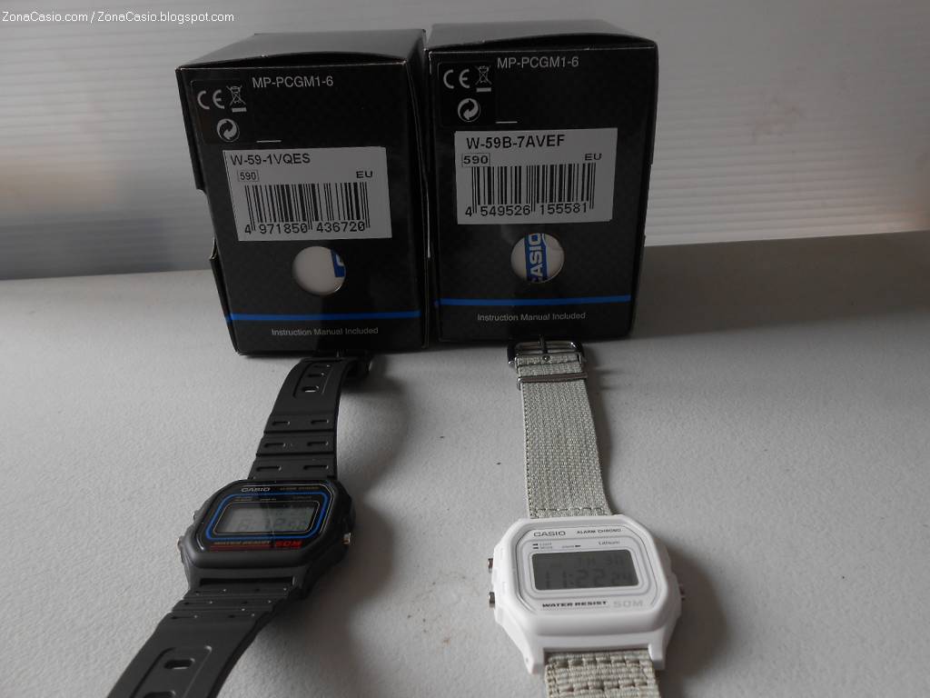 Zona Casio: Casio W-59 frente a Casio W-59