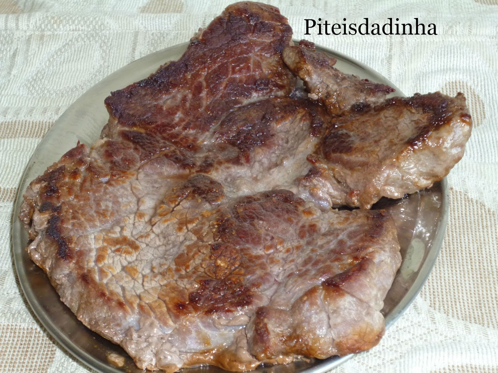 Piteisdadinha: BABY BEEF (miolo da alcatra) fatiada c/batatas ao forno ...