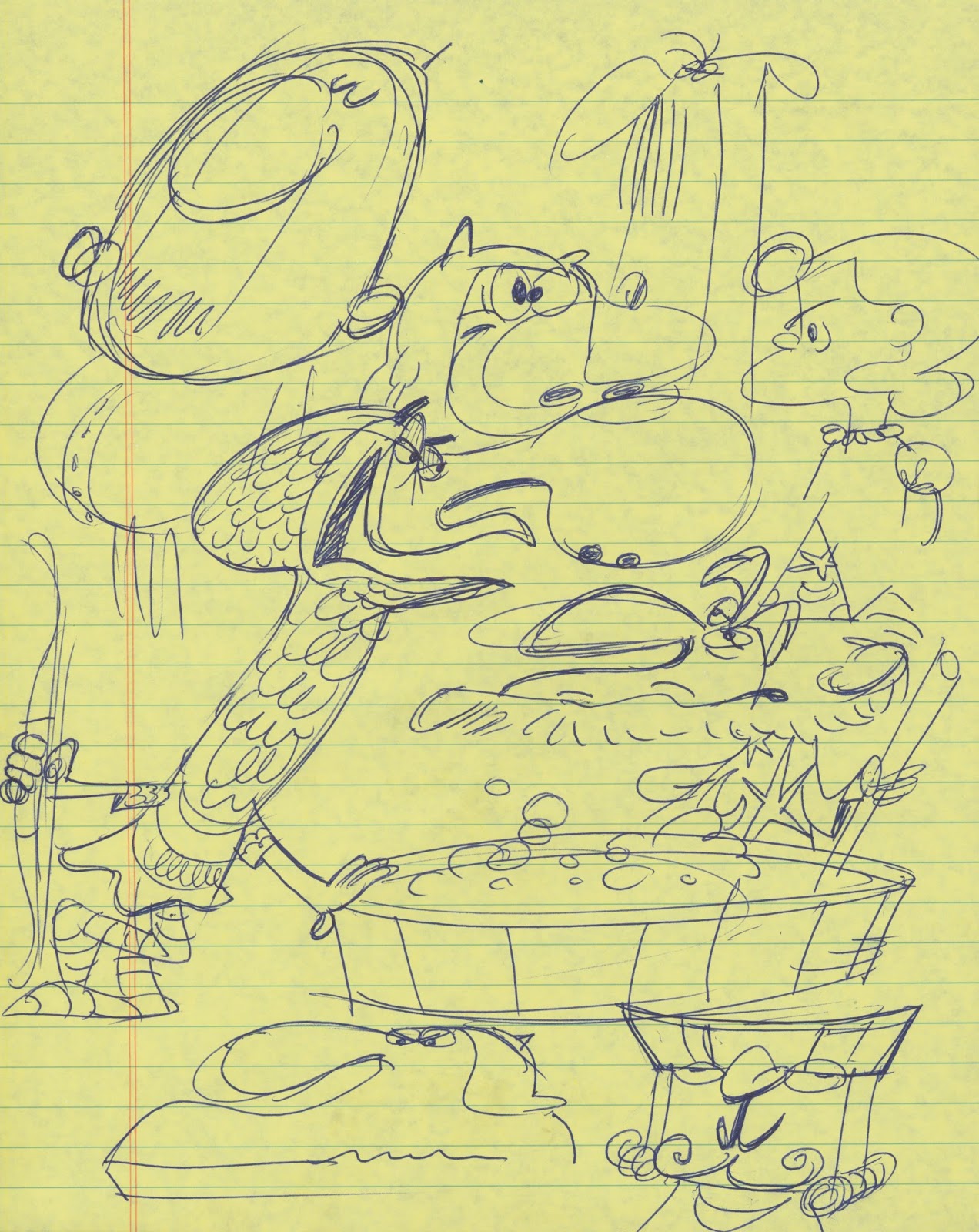 John K Stuff: Doodle action