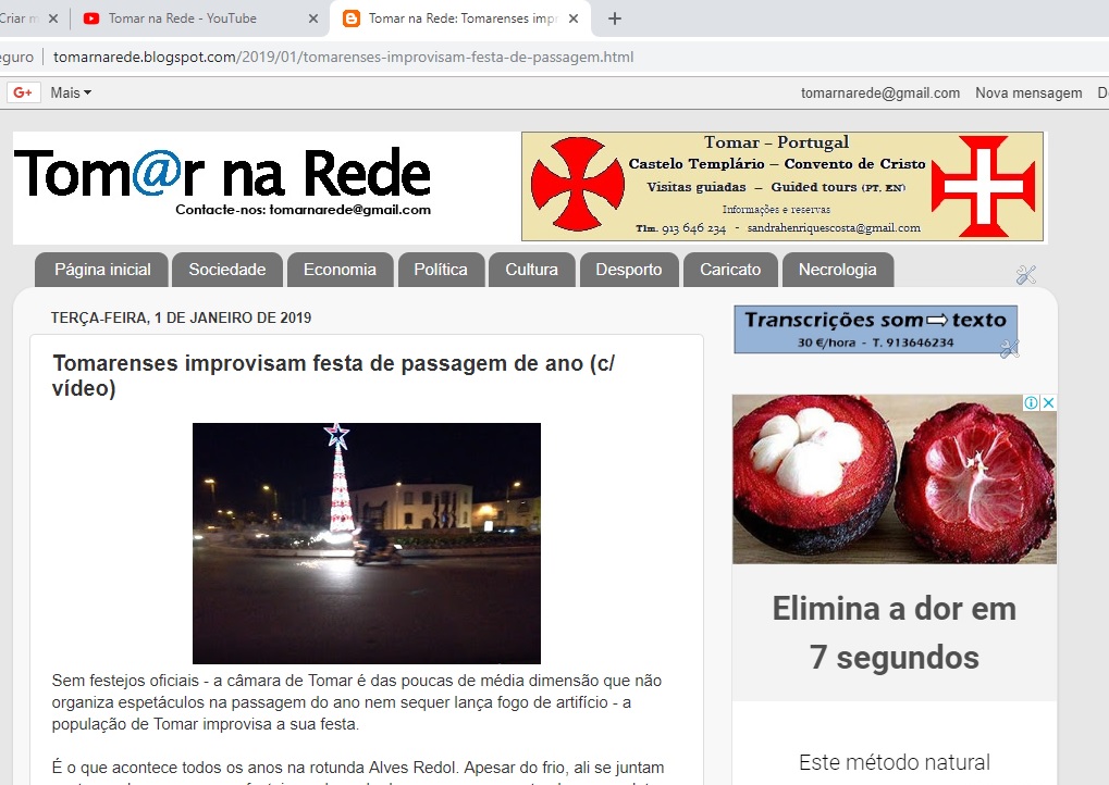 Tomar na Rede: “Tomar na Rede” regista mais de 10 mil visualizações por dia