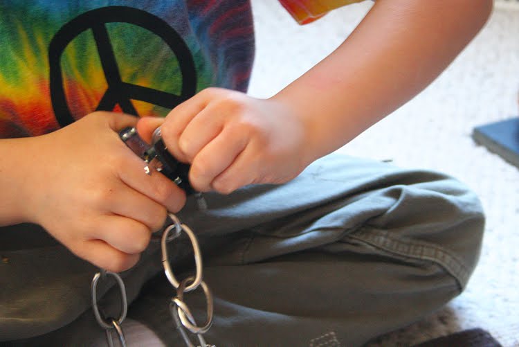 You know how we're an art family...: lock mess monster