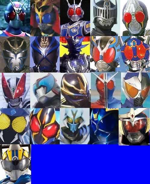 Henshin Grid: Kamen Riders Different Shades of Colors 4 (2015)