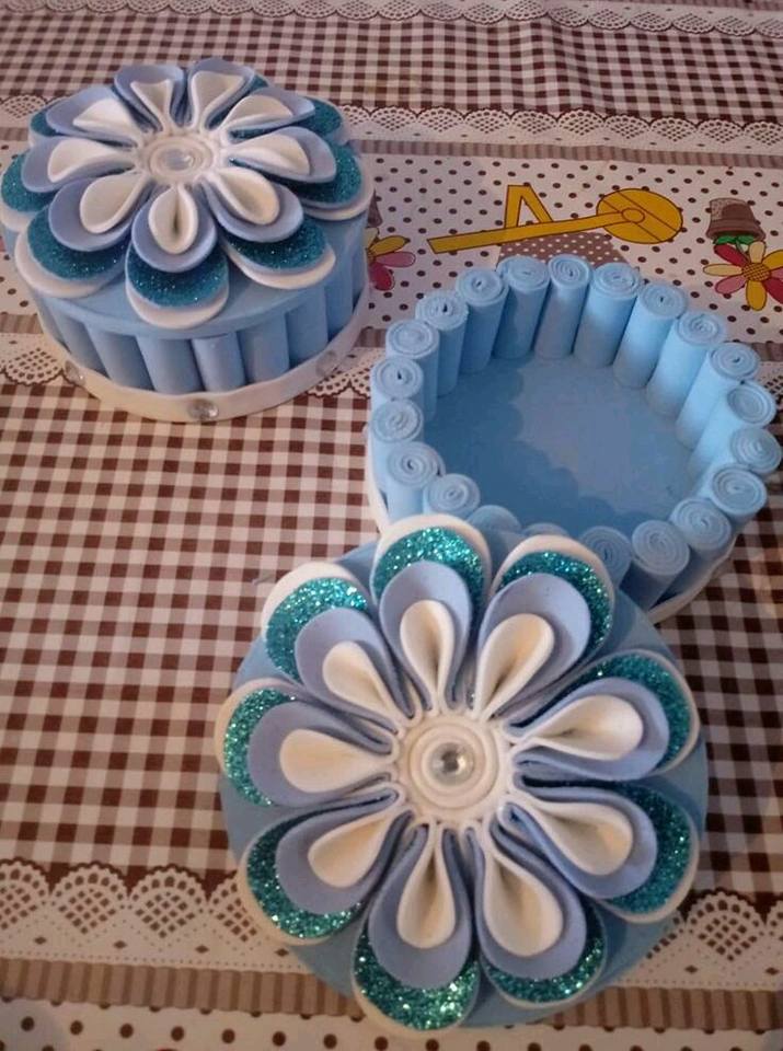 Crear con foamy: Crea hermosas cajitas de foamy usando esta técnica