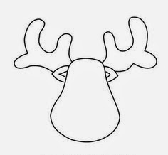 Óvodás Gyerekek: Rénszarvas sablonok