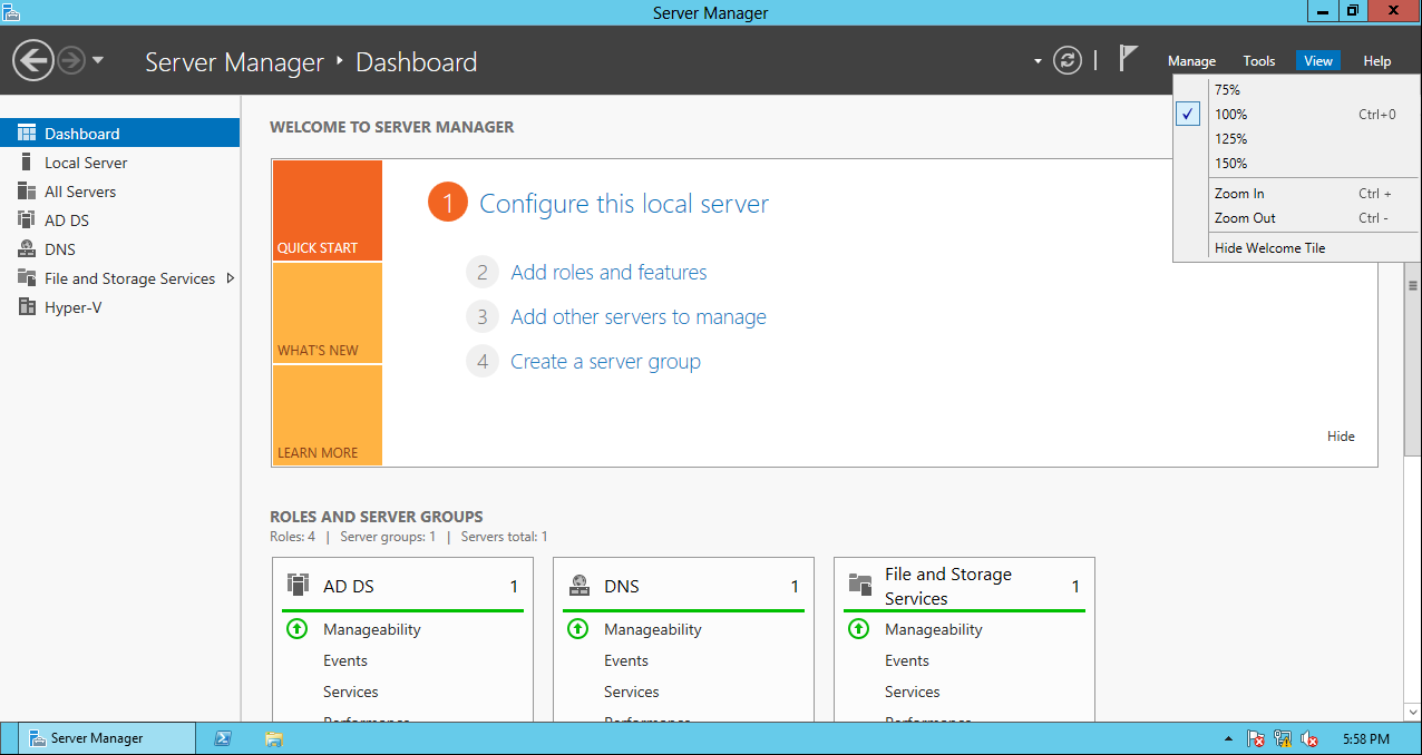 AD Shot Gyan: The Server Manager - Windows Server 2012