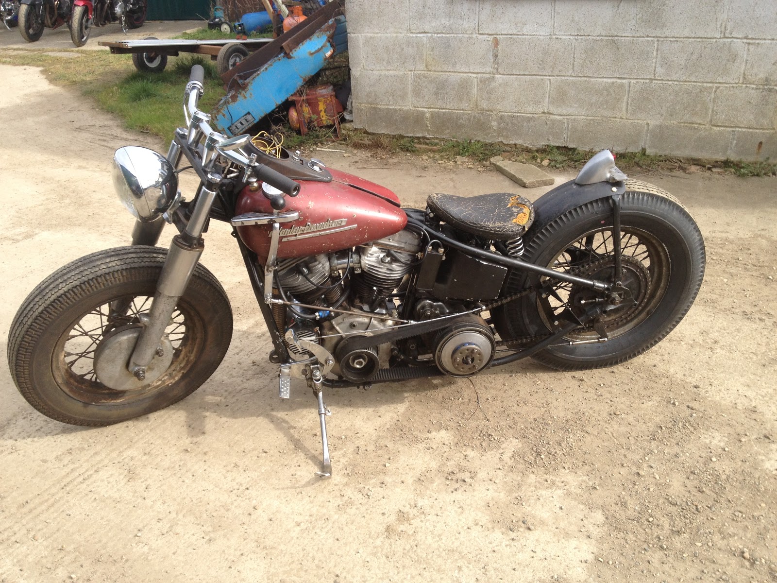 Cyclefools: Panhead 55FLE.