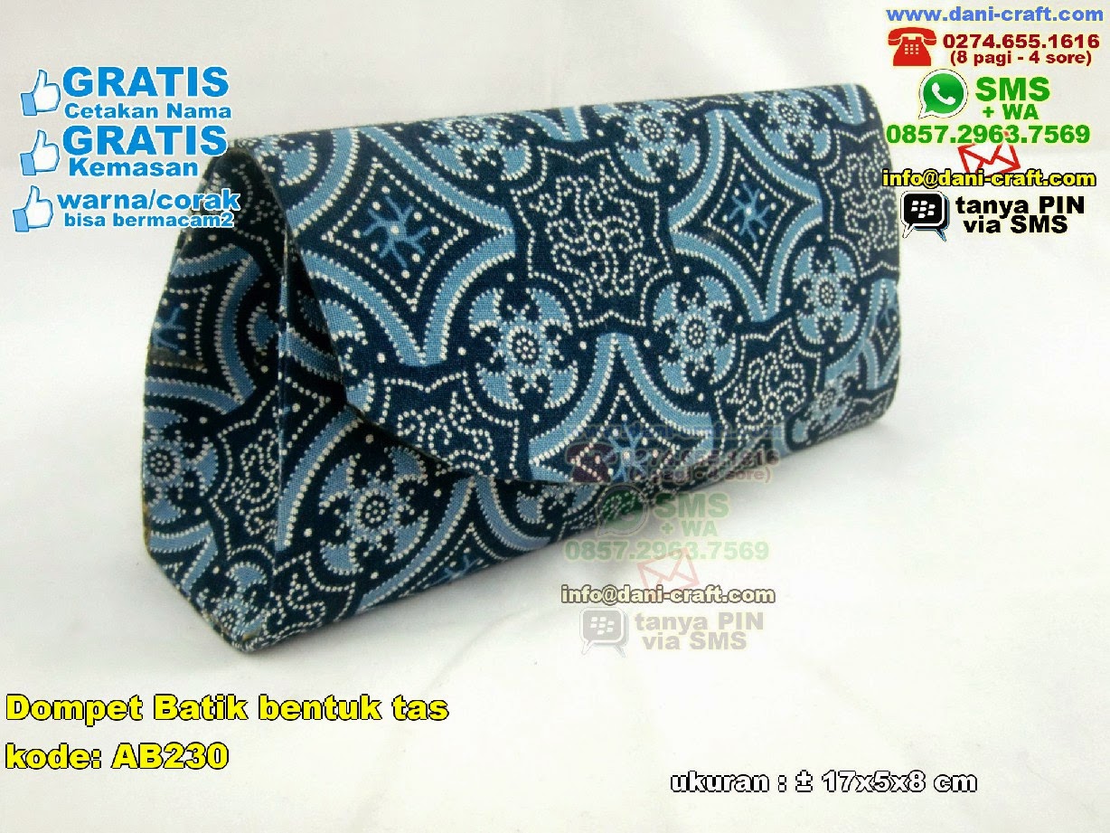 Dompet Batik Bentuk Tas | Souvenir Pernikahan