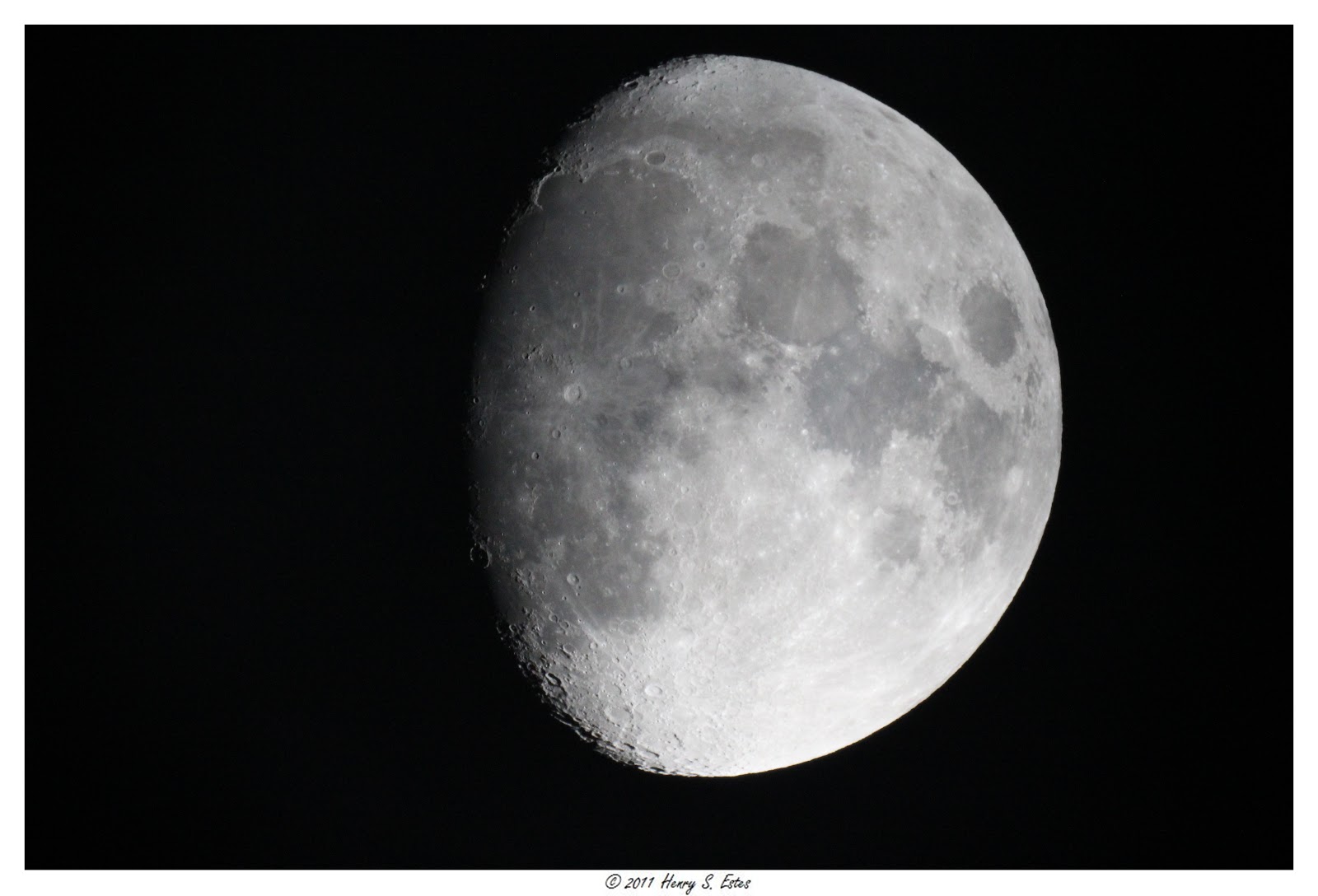 Henry S. Estes Photography: Year Old Moon