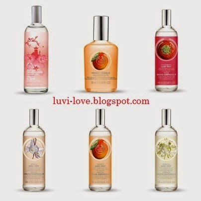 Luvi-Love: Segar Sepanjang Hari Dengan THE BODY SHOP MANGO BODY MIST