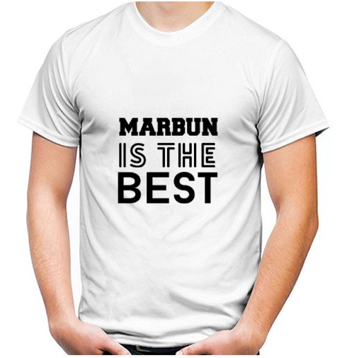 Miliki Kaos 'Marbun is the Best' - MARBUN