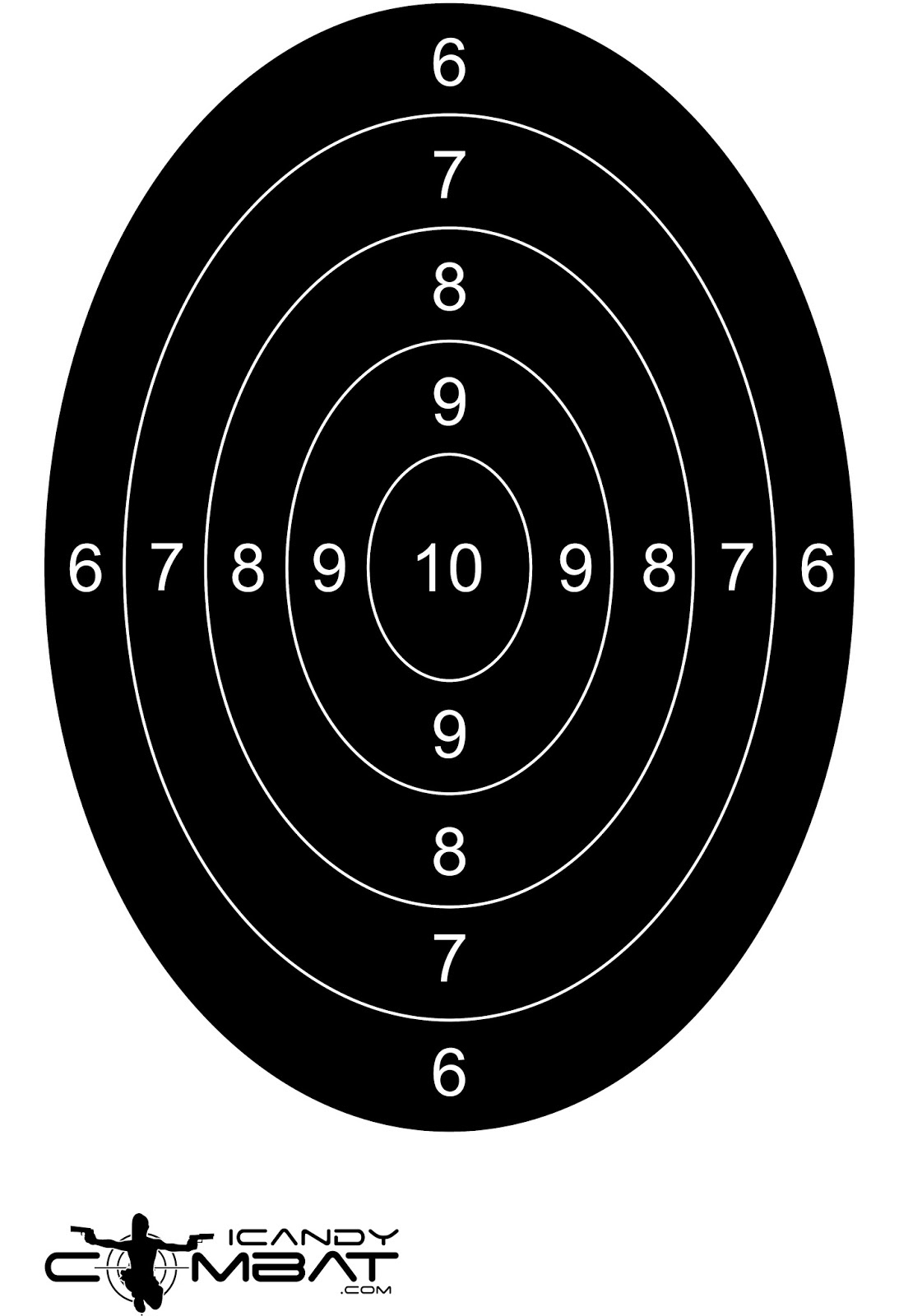 Распечатай и Стреляй!: Набор разноцветных овальных мишеней. Set of ...