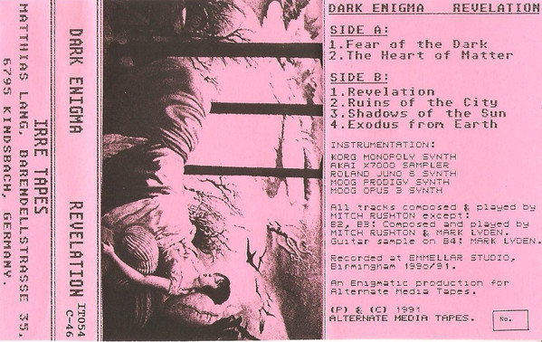 ELECTRONIC ORGY: Dark Enigma ‎– Revelation (Cassette, Album, C46) (FLAC)