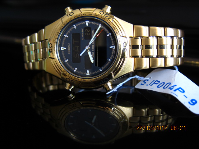 jam & watch: Seiko World-Time Chronograph H021-8018 - SJP004 (Sold)