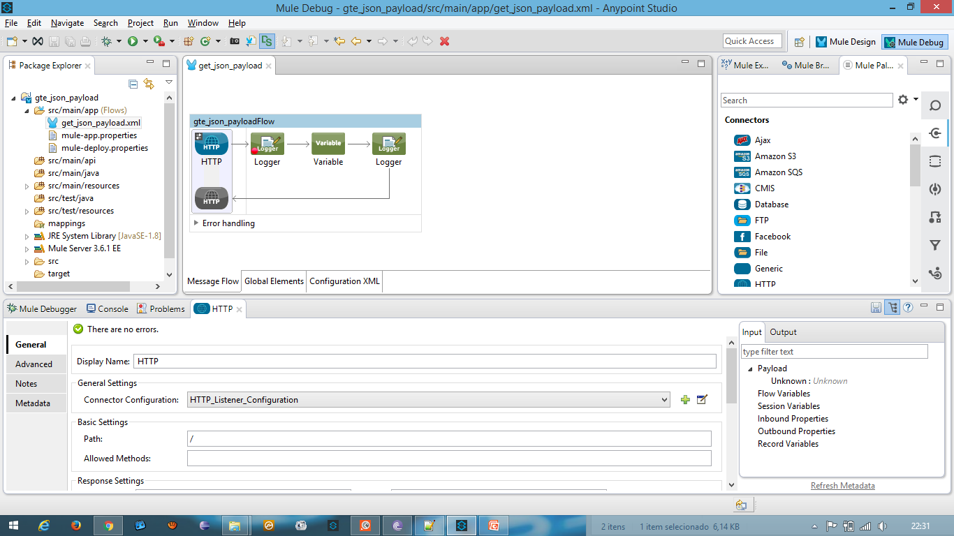 My Experience with MuleSoft: Recuperando Valores do payload do tipo Json
