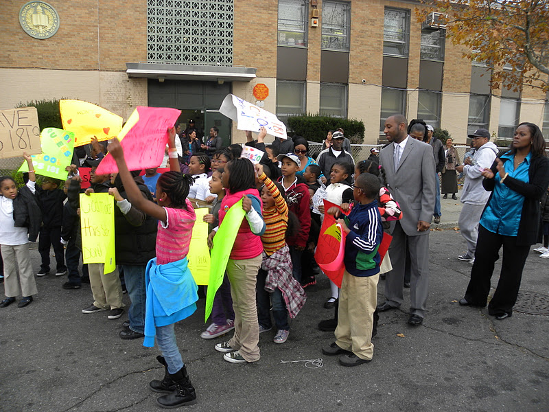 Advocates for Change: PS 181 Save Our School rally 11-15-11