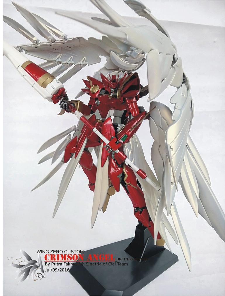 GUNDAM GUY: MG 1/100 Gundam Wing Zero Custom [Crimeson Angel ...